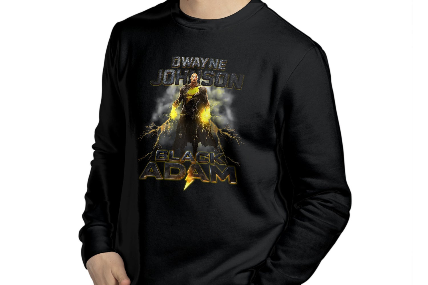 Black Adam Movie 2022 Shirt Design, Black Adam Dwayne Johnson PNG ...