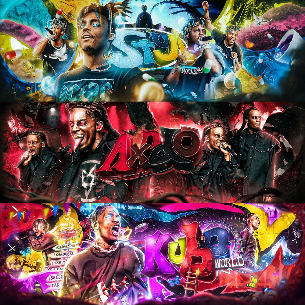 Rapper Header PSD Pack #2 - Payhip