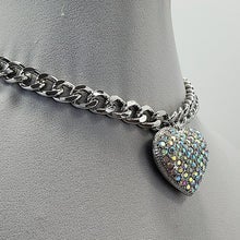 Iridescent Heart Necklace and Ring Set - Payhip