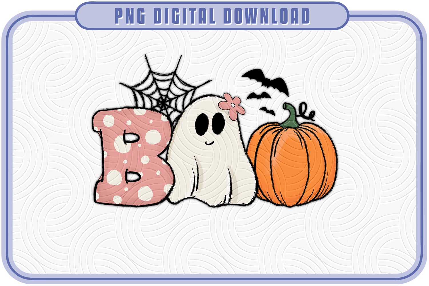 BOO Ghost Girl png, Halloween Sublimation, Digital Download, Cute Ghost ...