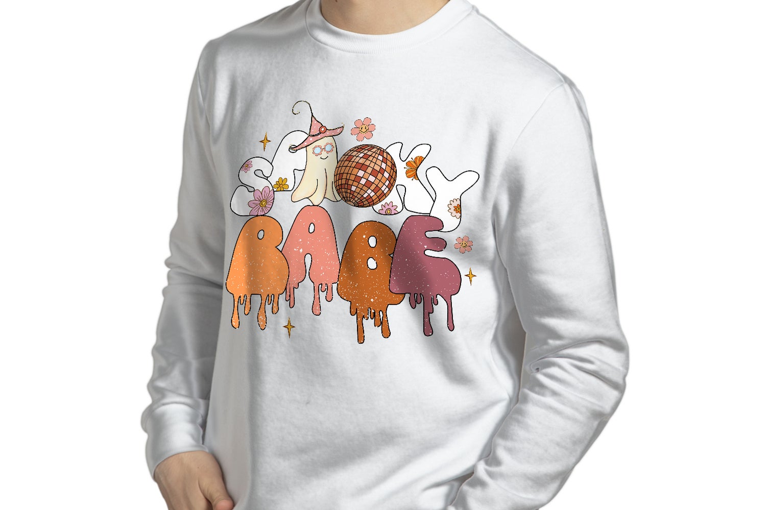 Spooky Babe Halloween Png, Funny Ghoul Halloween Png digital print, Ghost face Png, Ghost Spooky ...