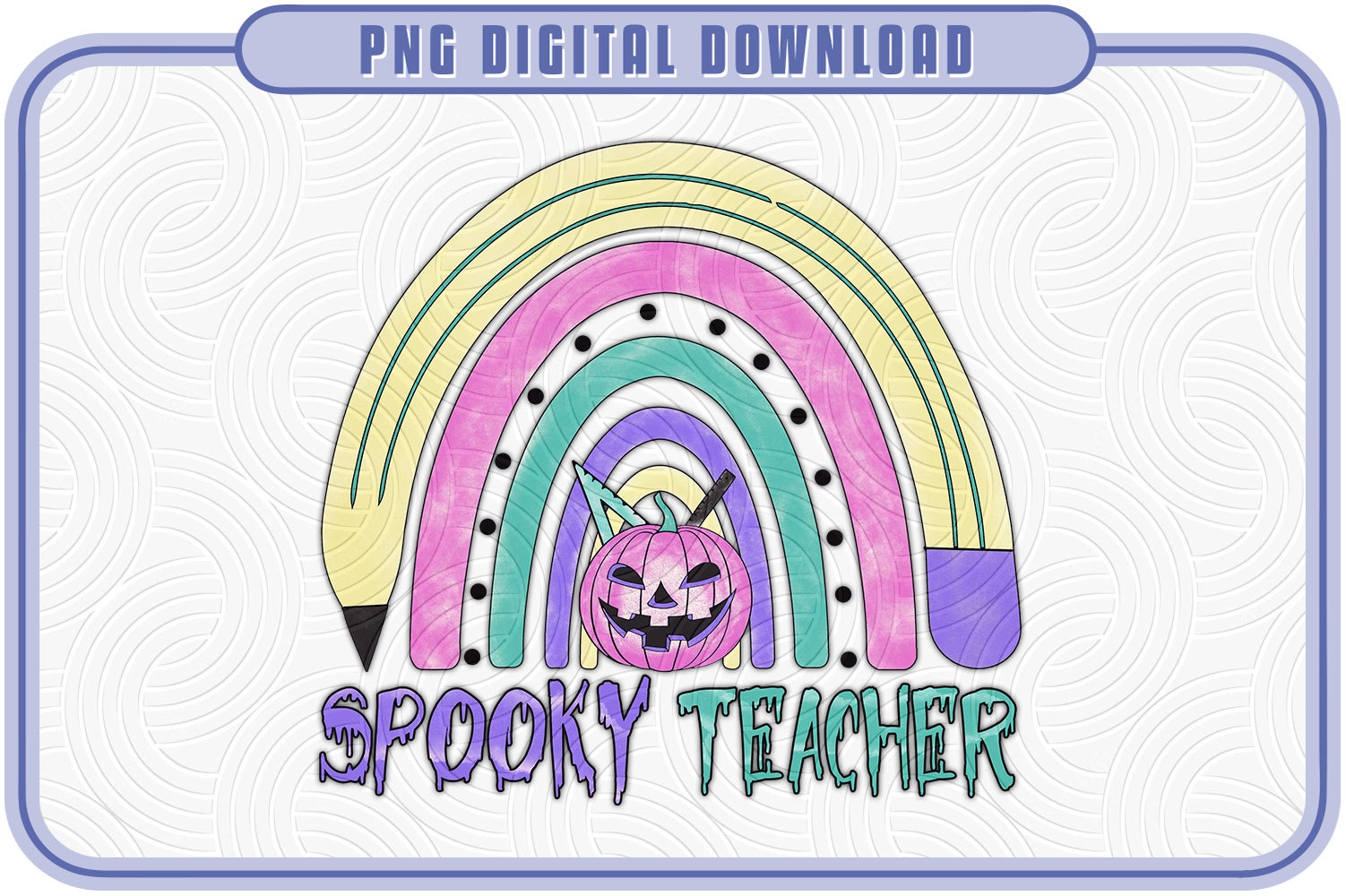 Spooky teacher png, spooky teacher sublimation designs downloads ...