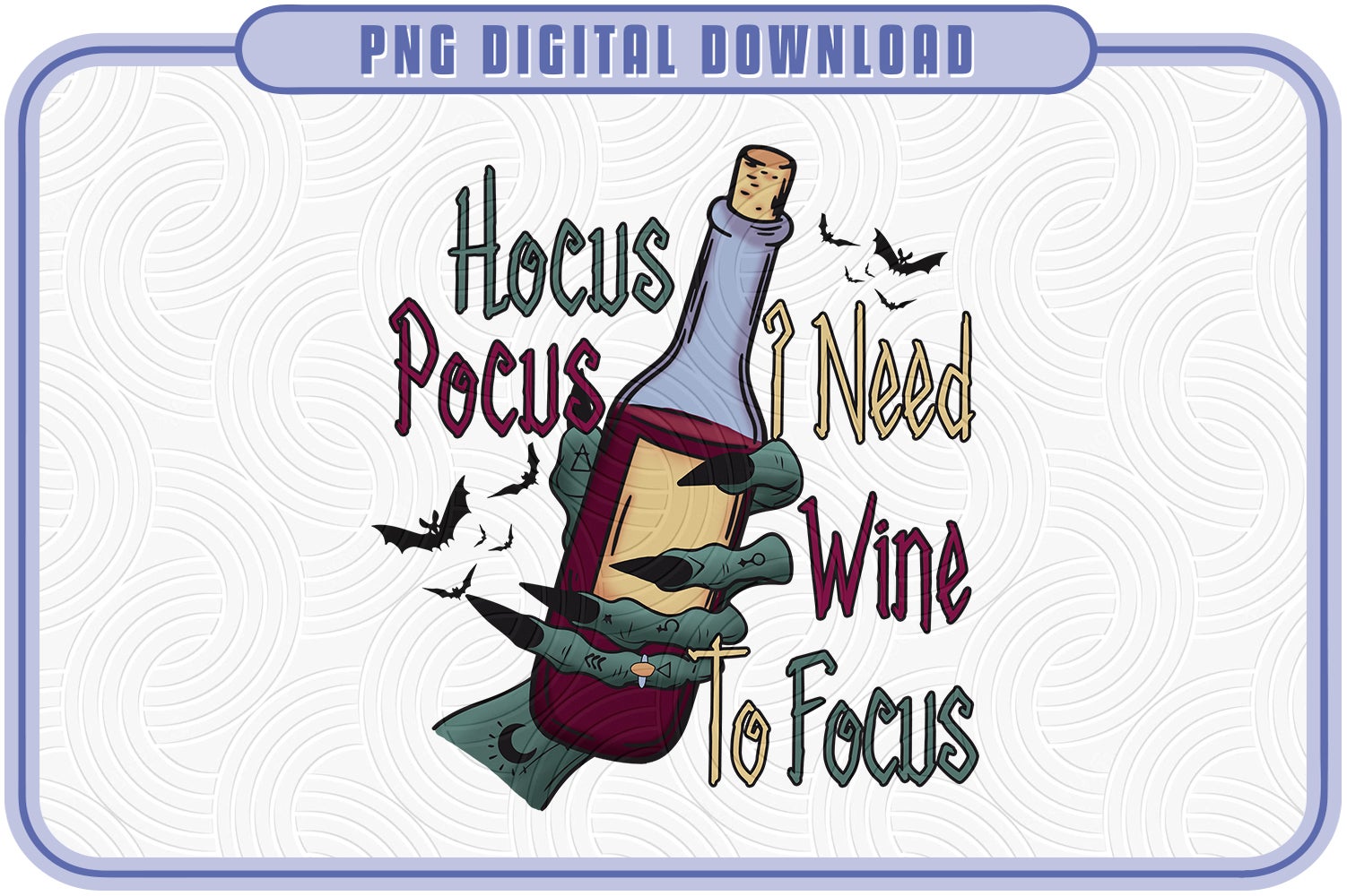 Hocus Pocus, I need coffee to focus, halloween SVG, PNG , jpeg file for cricut, silhouette ...