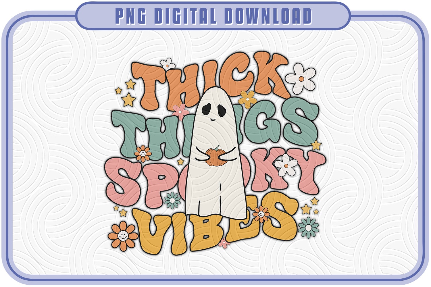 Hippie Halloween Bundle, Retro Halloween Design PNG, Printable, Instant ...