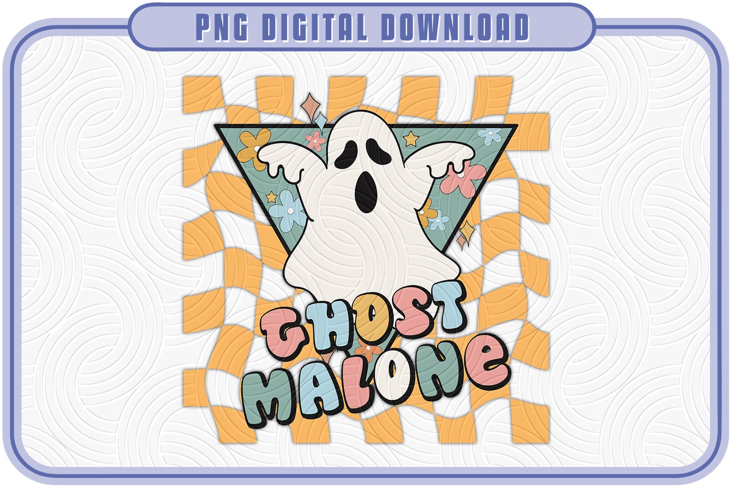 Hippie Halloween Bundle, Retro Halloween Design PNG, Printable, Instant ...