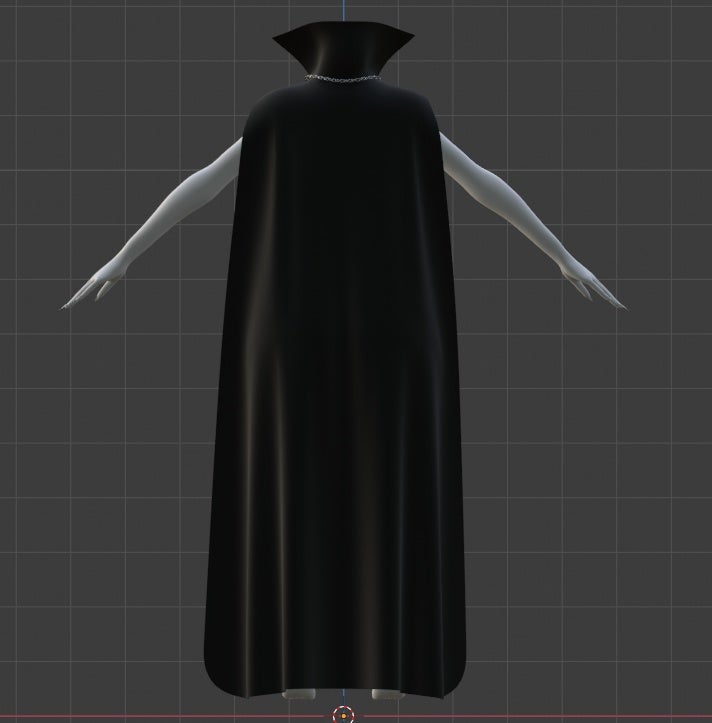 Vampire cape cloak - Halloween - FBX Rigged - Commercial use *2021 ...
