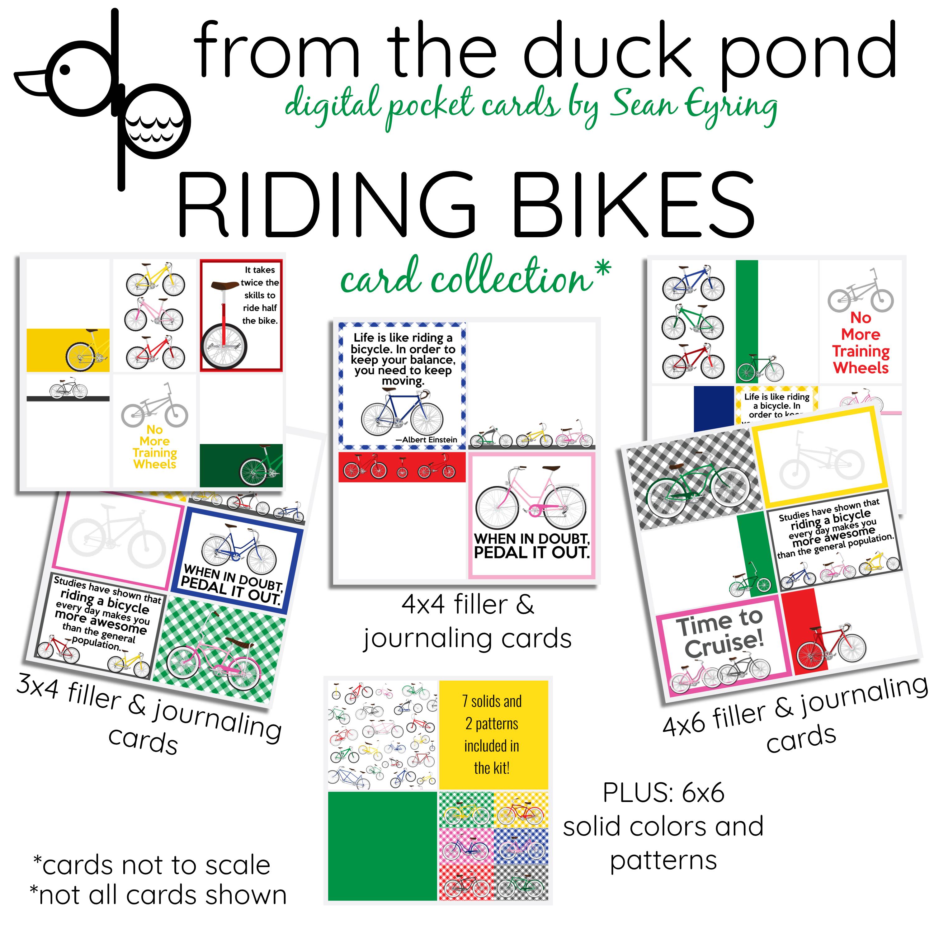 Riding Bikes - digital card kit - Payhip