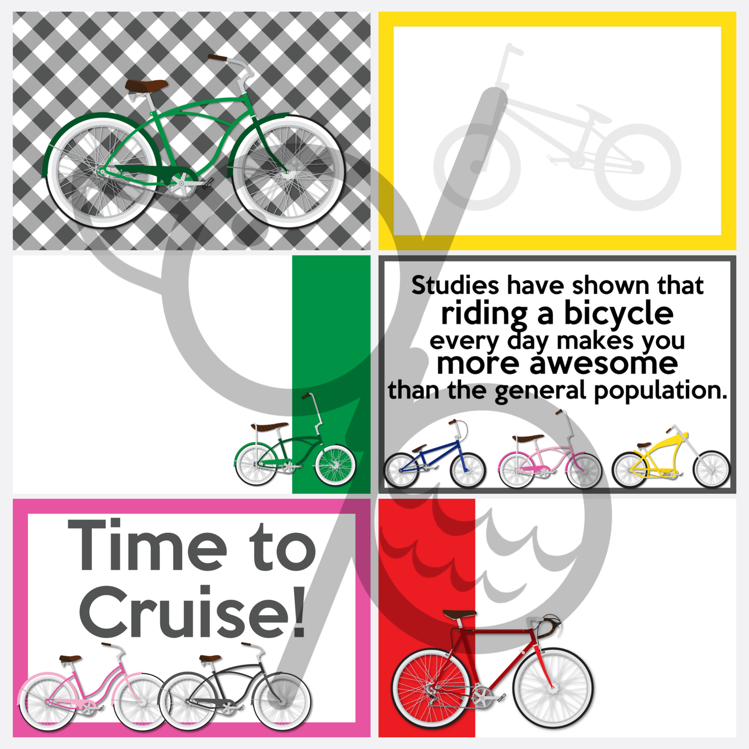 Riding Bikes - digital card kit - Payhip