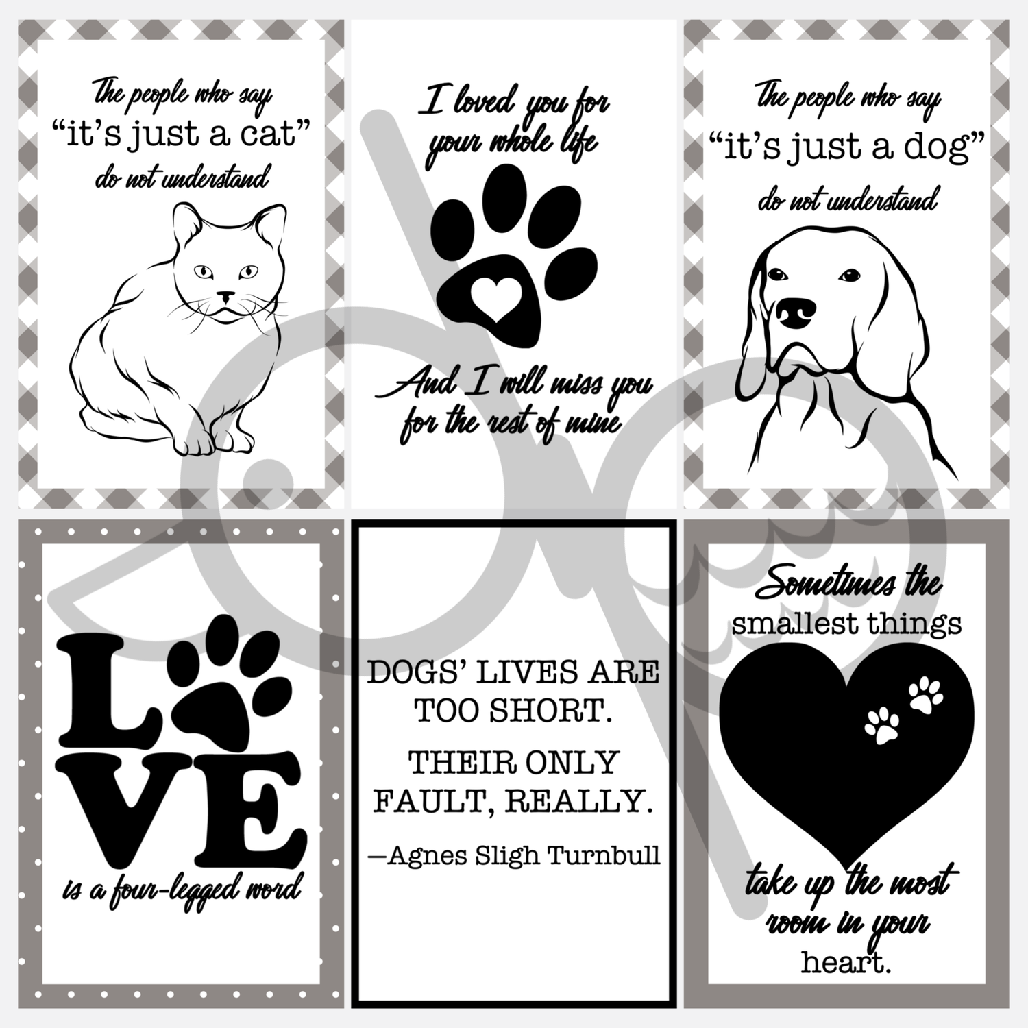 Saying Goodbye - digital card kit - Payhip