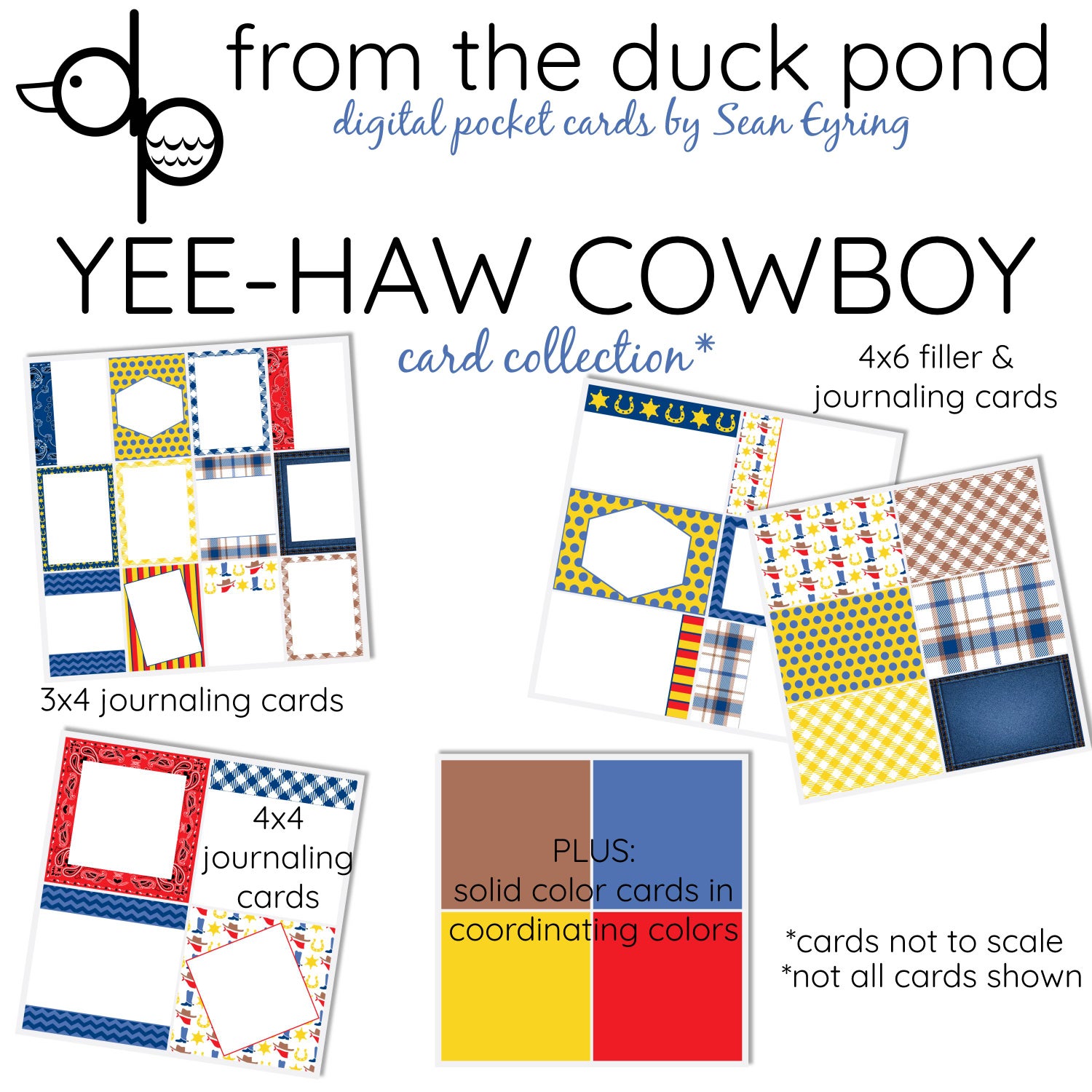 Yee-Haw Cowboy - digital card kit - Payhip