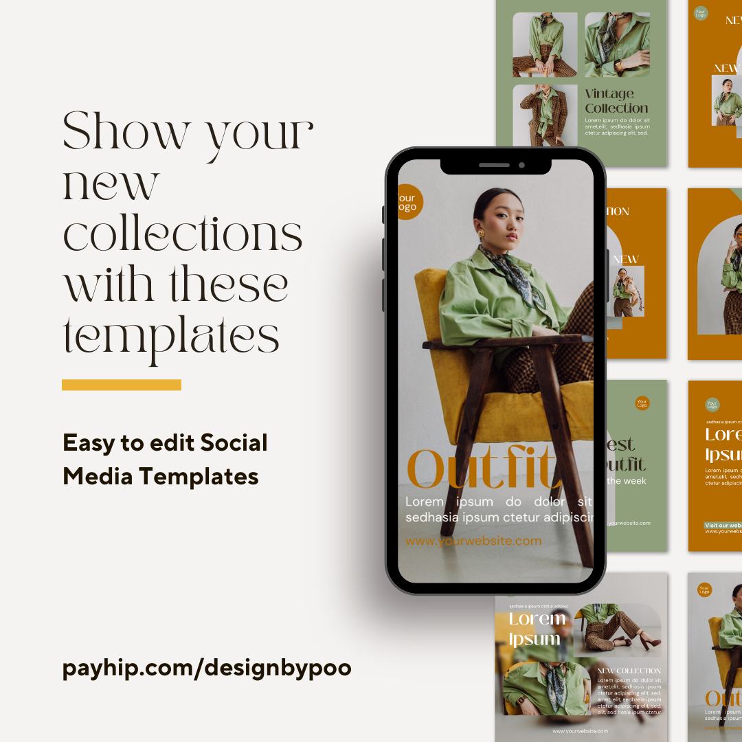 New collection template for clothes brands - Payhip
