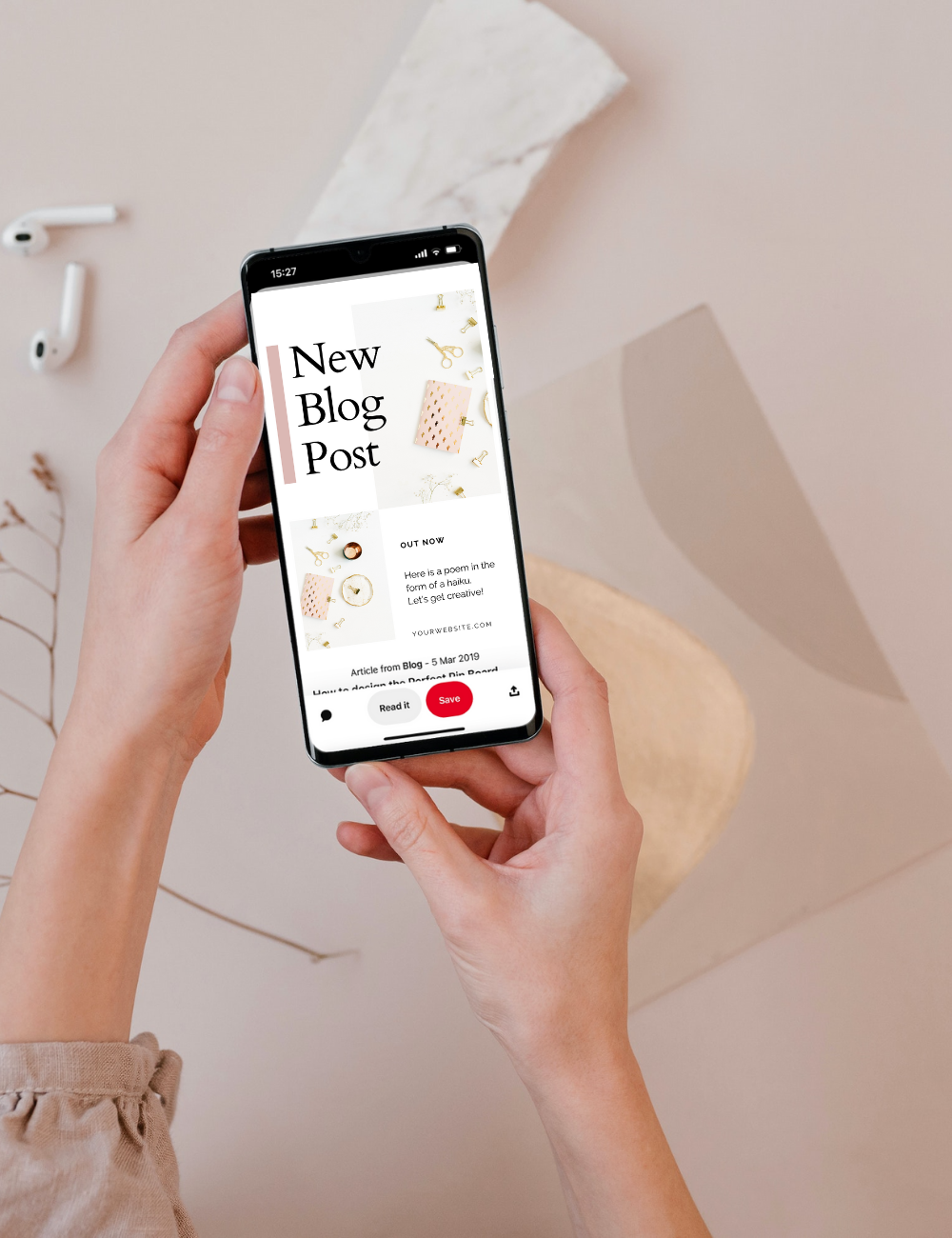 Pinterest Pin Template Canva | Pinterest Blogger Templates and Planner ...