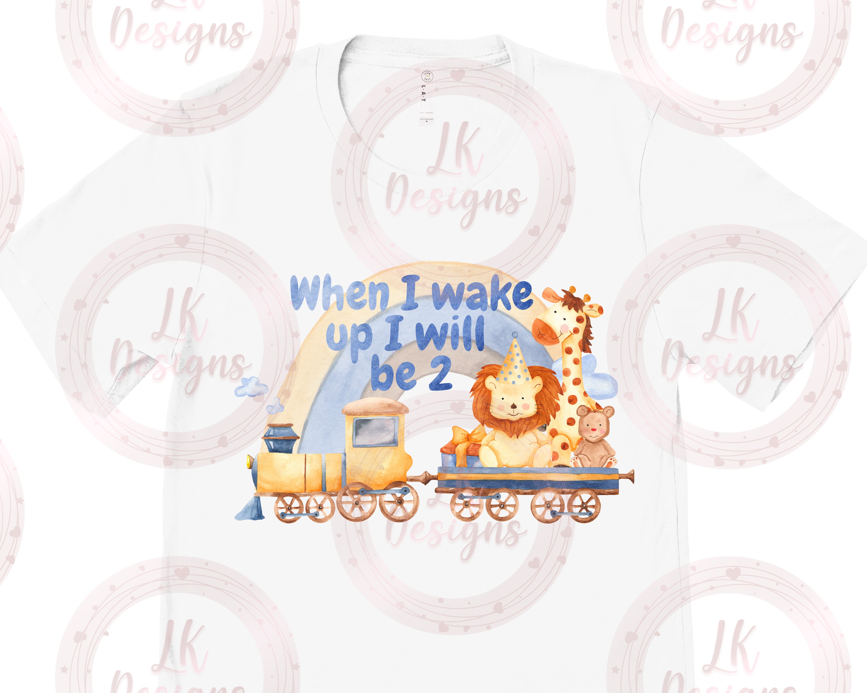 Safari train - When I wake up numbers 1-9 - Payhip