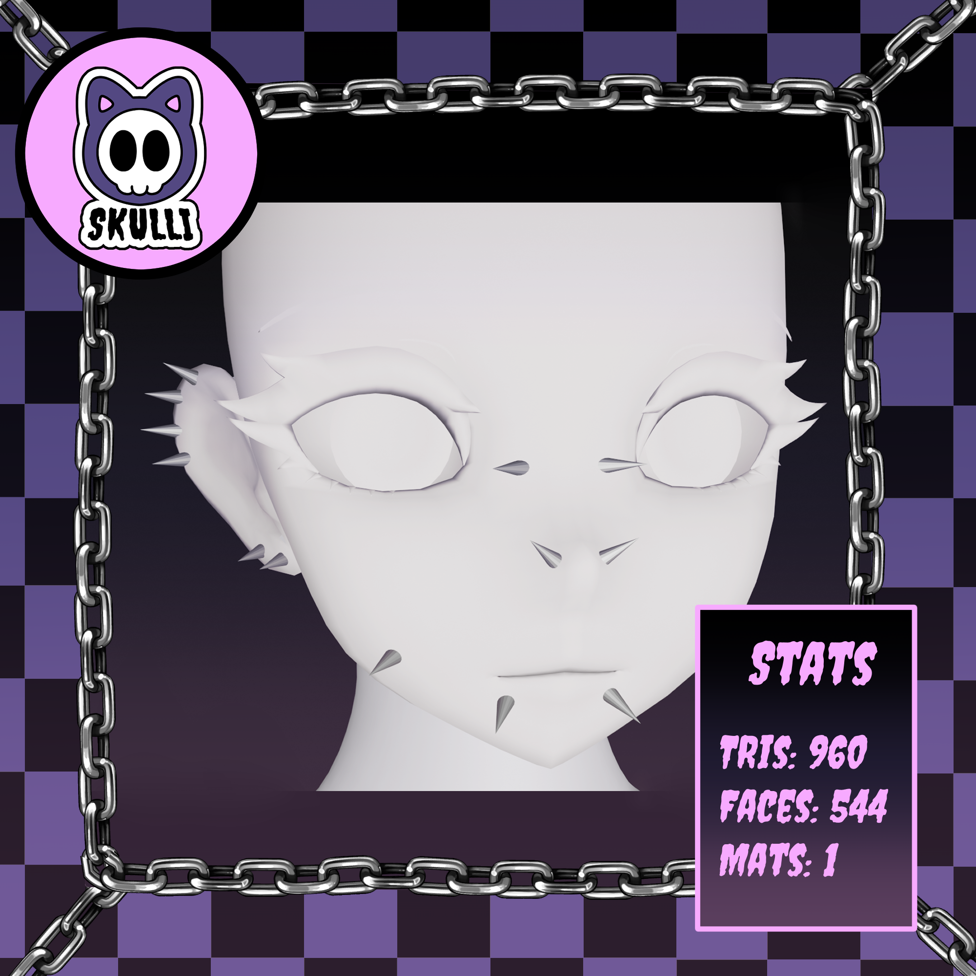 [Free] Spike Face Piercings - Payhip