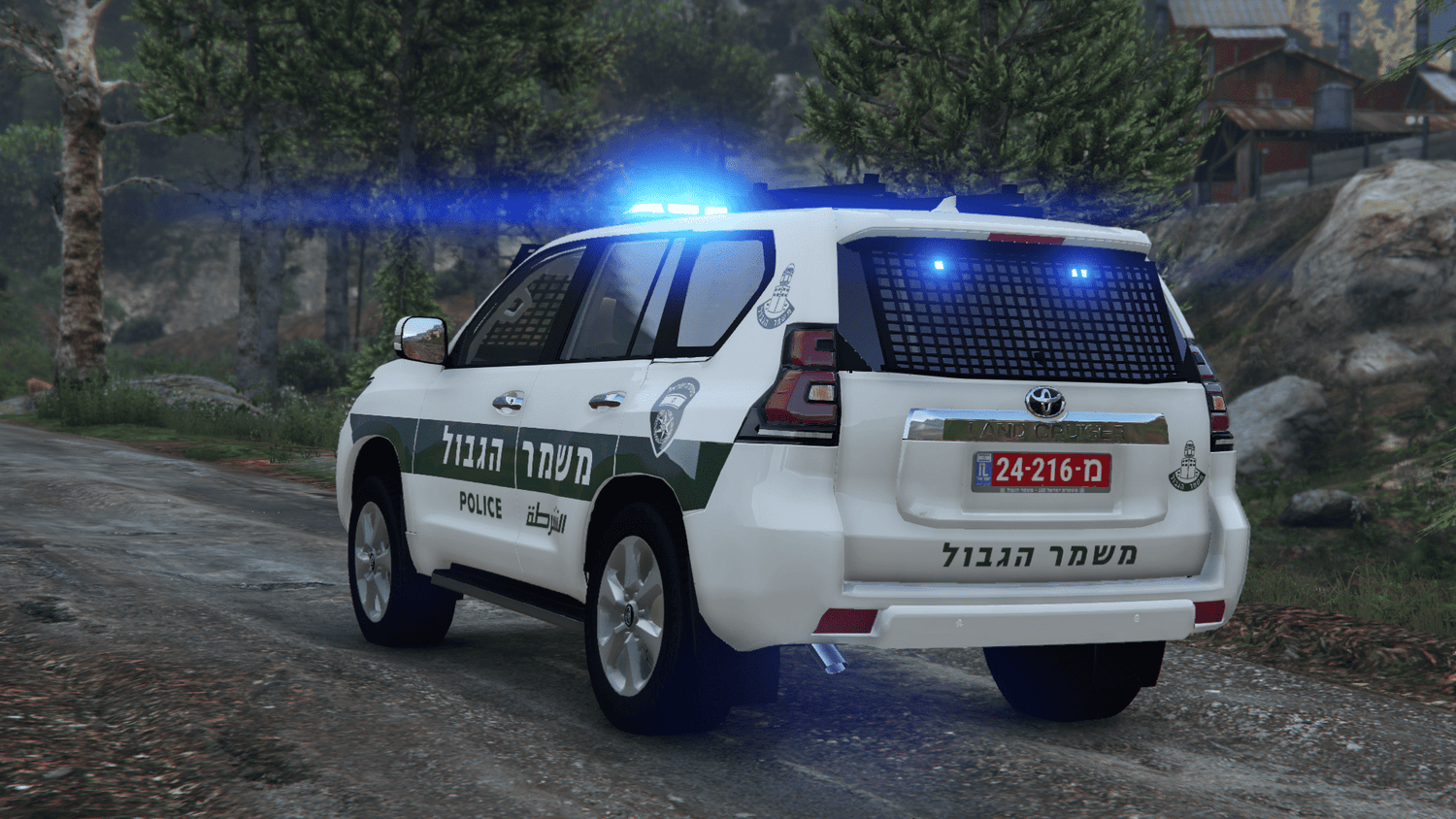 {PREMIUM} Toyota Land Cruiser Prado 2021 Israel Border Police for GTA V ...