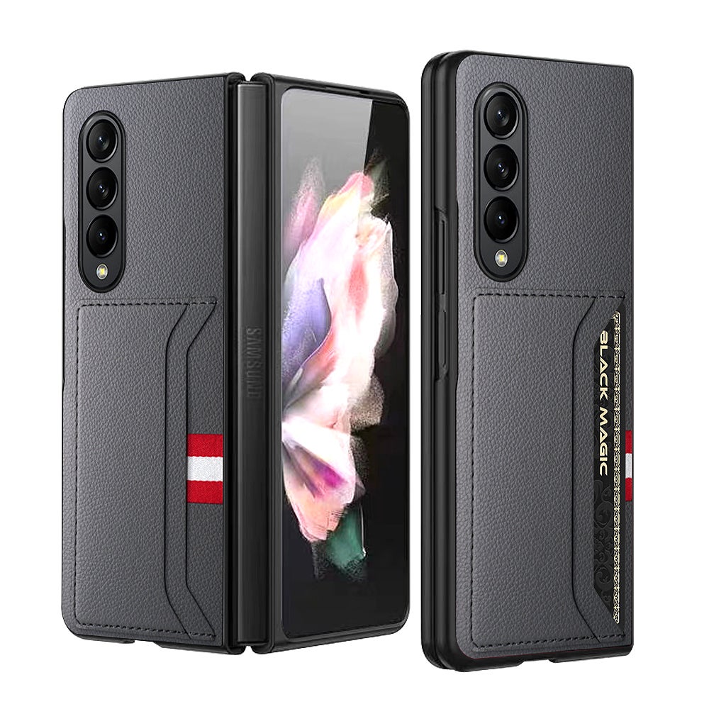 Samsung Galaxy Z Fold 4 Case Cover PU Leather With Slot Card - Payhip