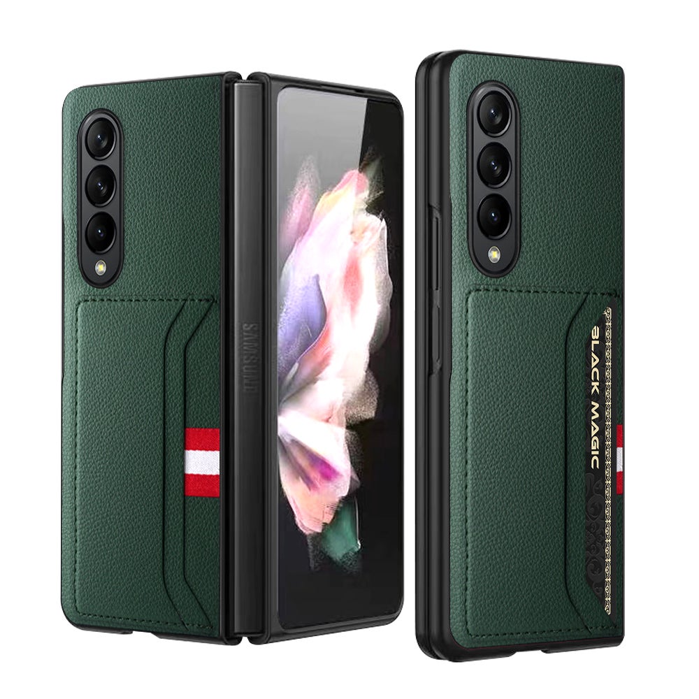 Samsung Galaxy Z Fold 4 Case Cover PU Leather With Slot Card - Payhip