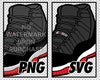 Air Jordan 11 bred JPEG PNG SVG right & left shoe bundle - Payhip