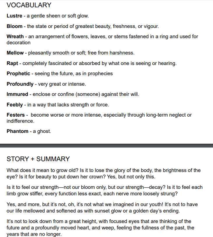 'Growing Old' by Mathew Arnold - Poem Analysis - Payhip