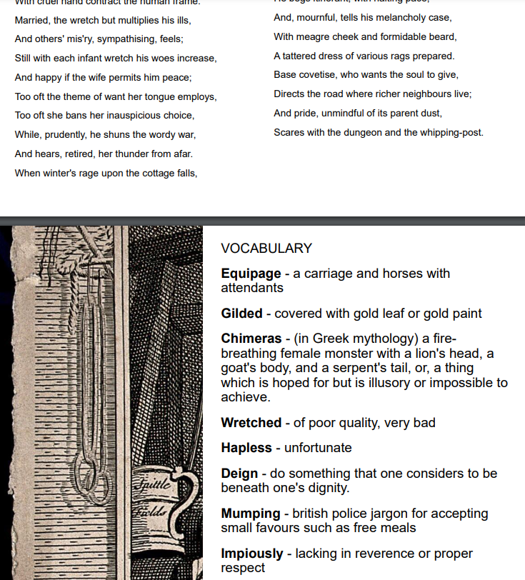 From the 'Complaints of Poverty' by Nicholas James - Poem Analysis - Payhip