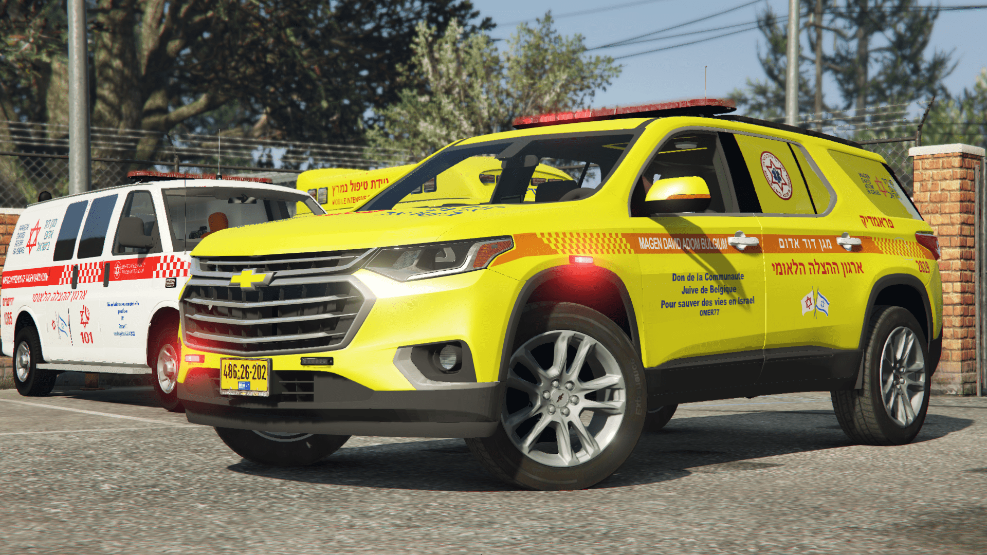 {PREMIUM} Chevrolet Traverse Paramedic Supervisor MDA Israel V.1.0 for ...