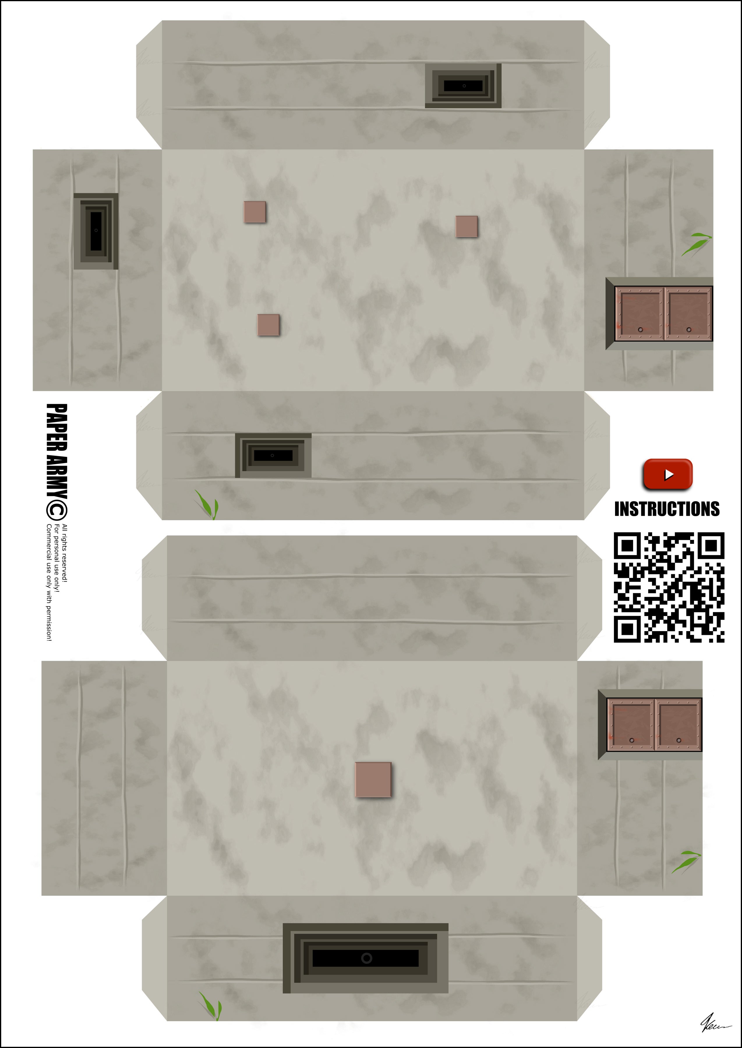 Paper model bunker - Payhip