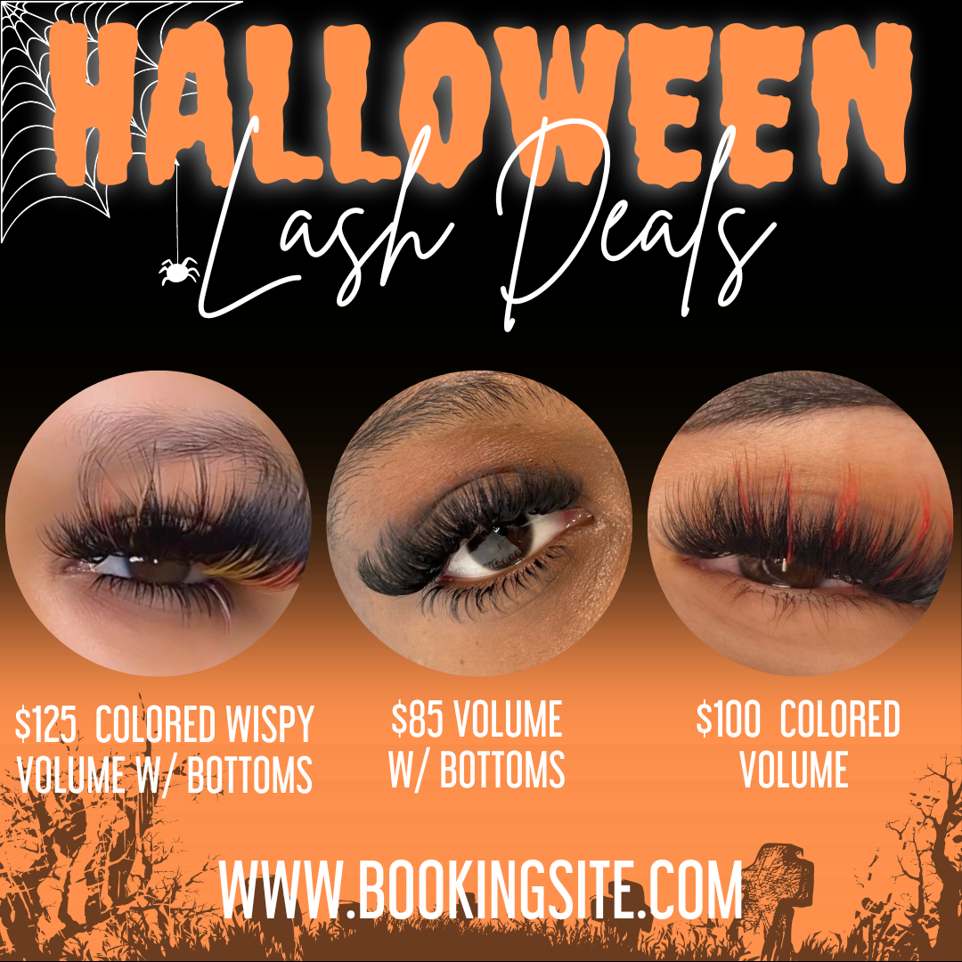 Halloween Lash Deal Flyer - Payhip