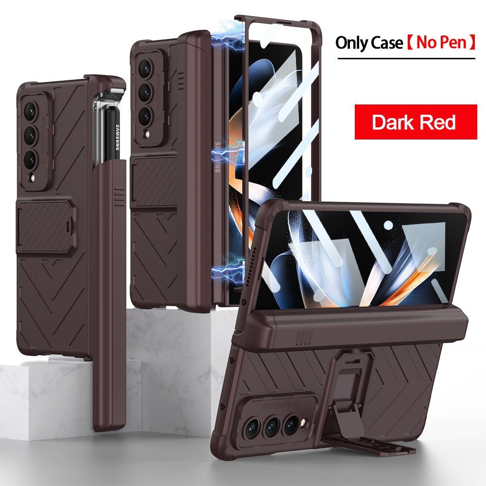 Samsung Galaxy Z Fold 4 Case With Hinge Protection Pen Slot Hard PC ...