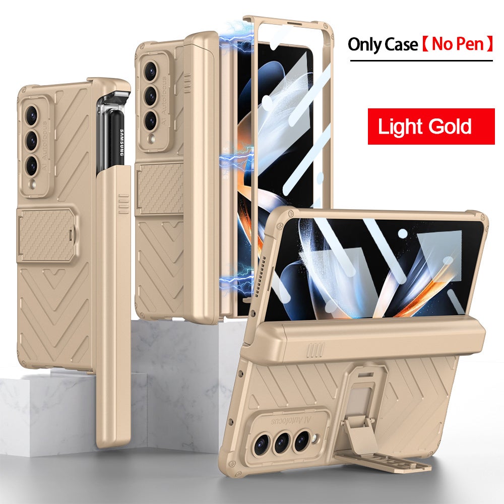Samsung Galaxy Z Fold 4 Case With Hinge Protection Pen Slot Hard PC ...