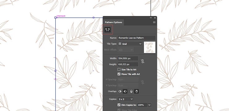 How to create a seamless pattern in Adobe Illustrator
