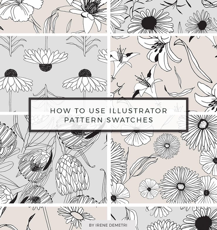Simple Instructions of using Adobe Illustrator Pattern Swatches