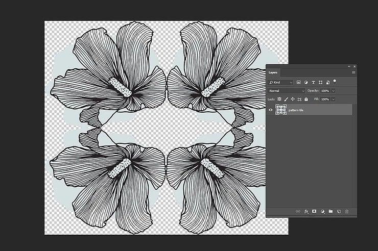 How to use Adobe Illustrator patterns in Photoshop