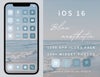iOS 16 Blue Aesthetic App Icons Pack - Payhip