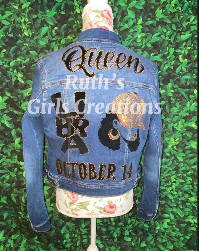 Custom Denim Zodiac Jacket - Payhip