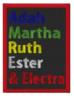 Adah, Martha, Ruth, Ester & Electra Patch - Payhip