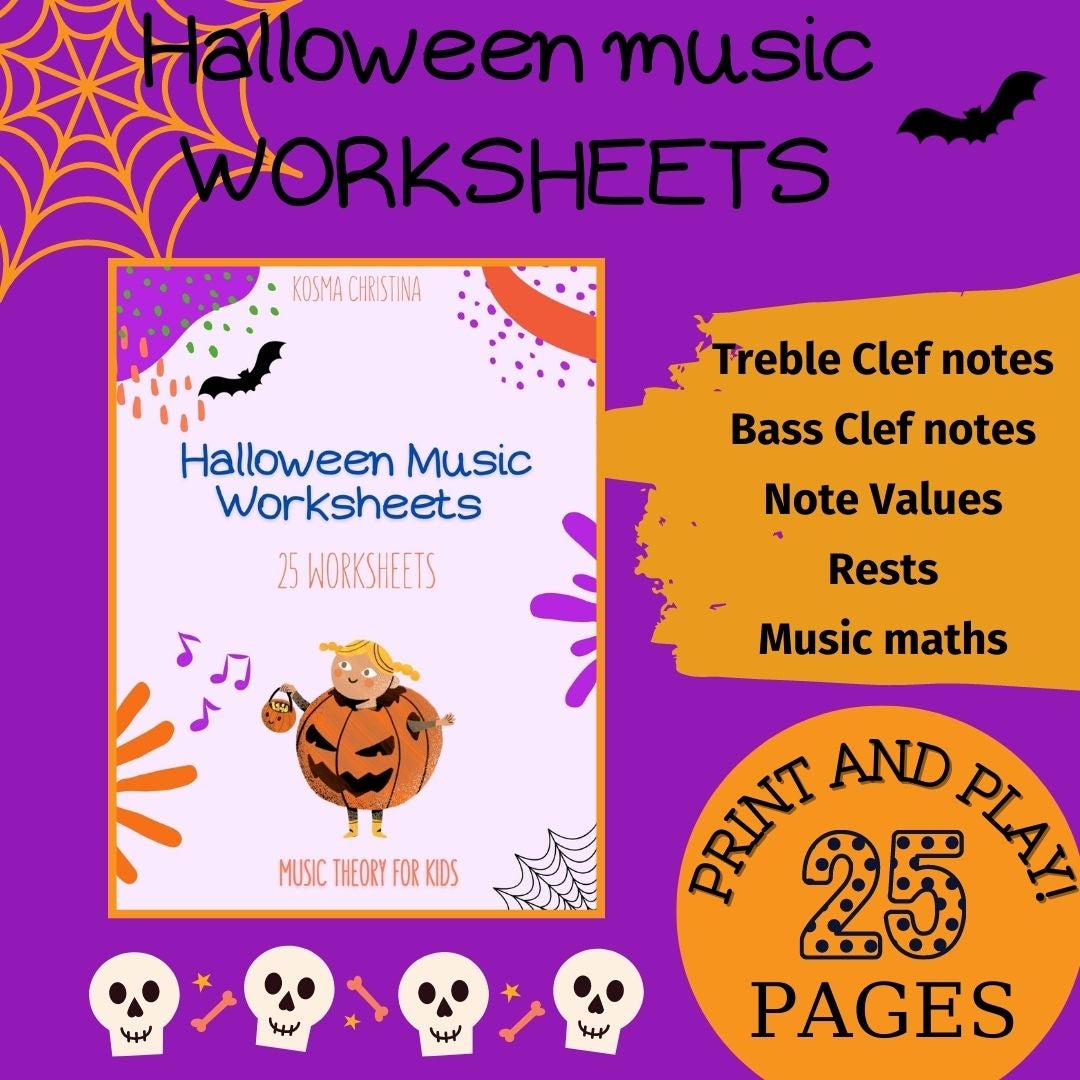 Halloween Music Worksheets - Payhip