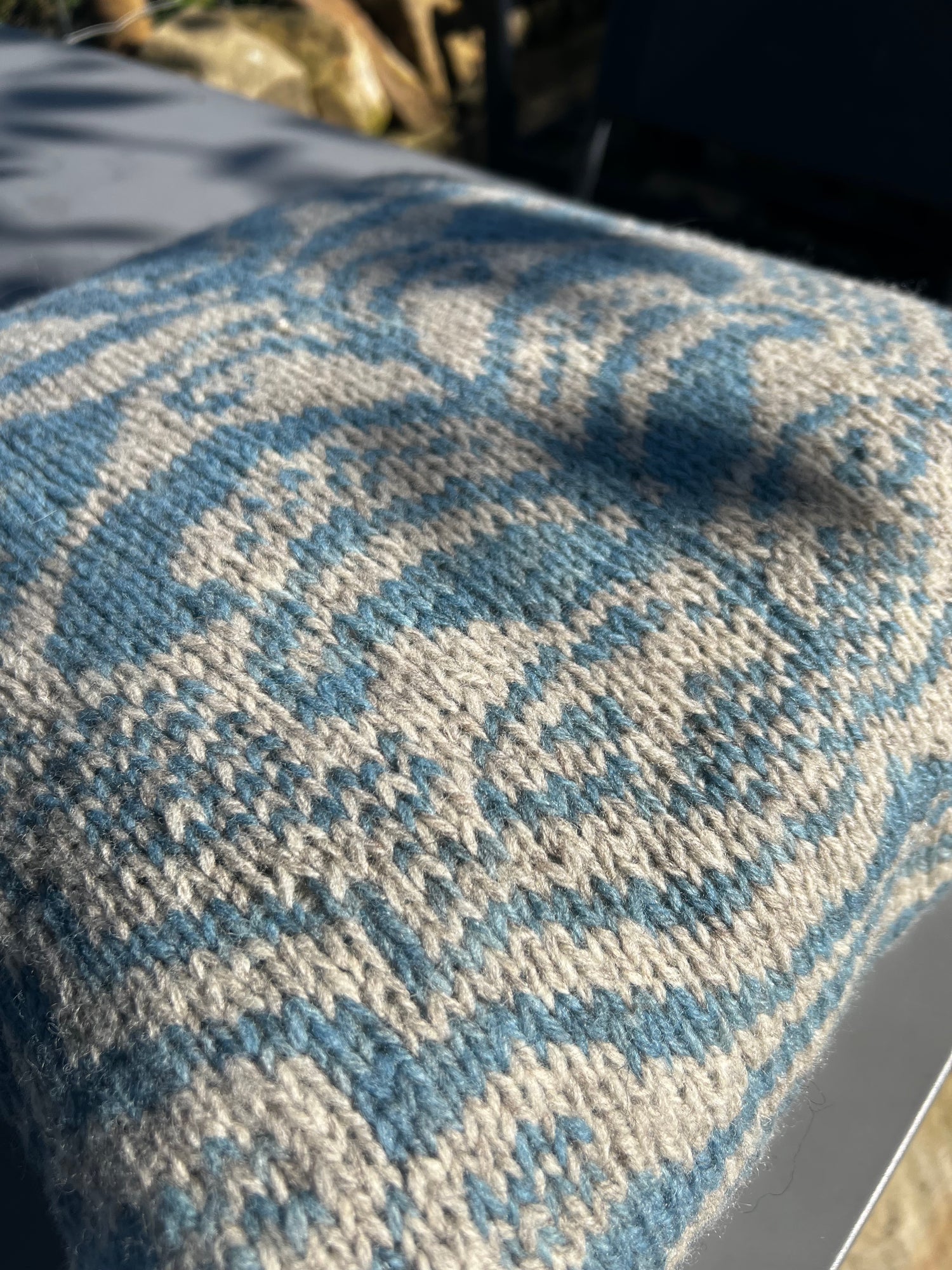 Delft Cushion Cover Hand Knit Pattern - Payhip