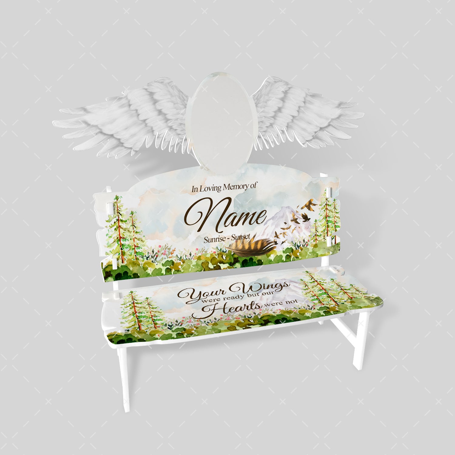 Angel Wings Memorial Bench Bundle #1 - Payhip