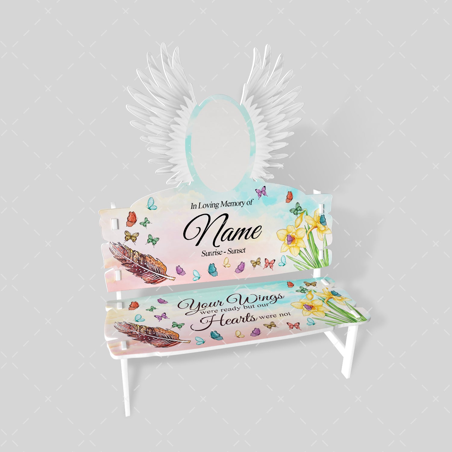 Angel Wings Memorial Bench Bundle #2 - Payhip