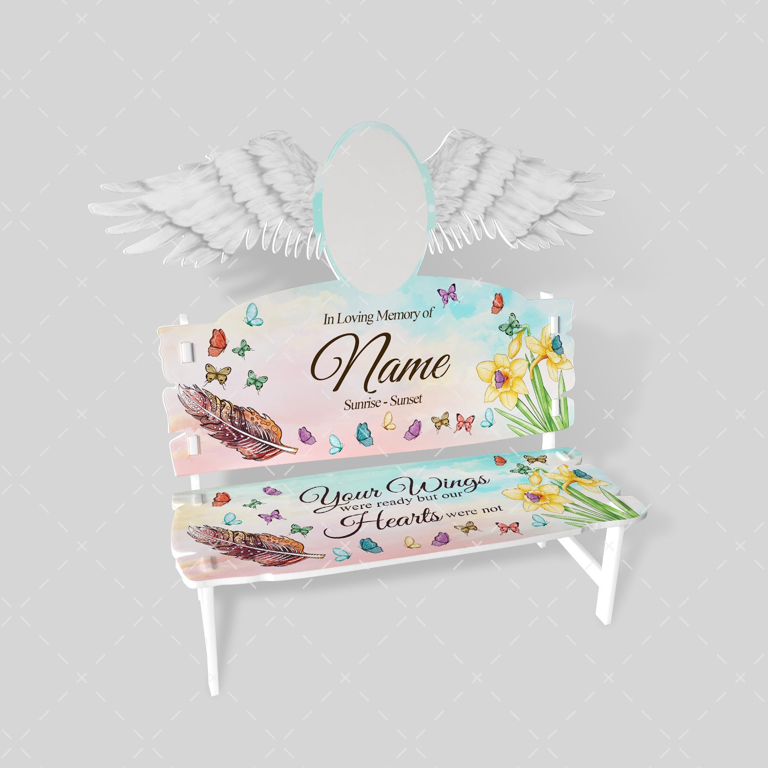 Angel Wings Memorial Bench Bundle #2 - Payhip