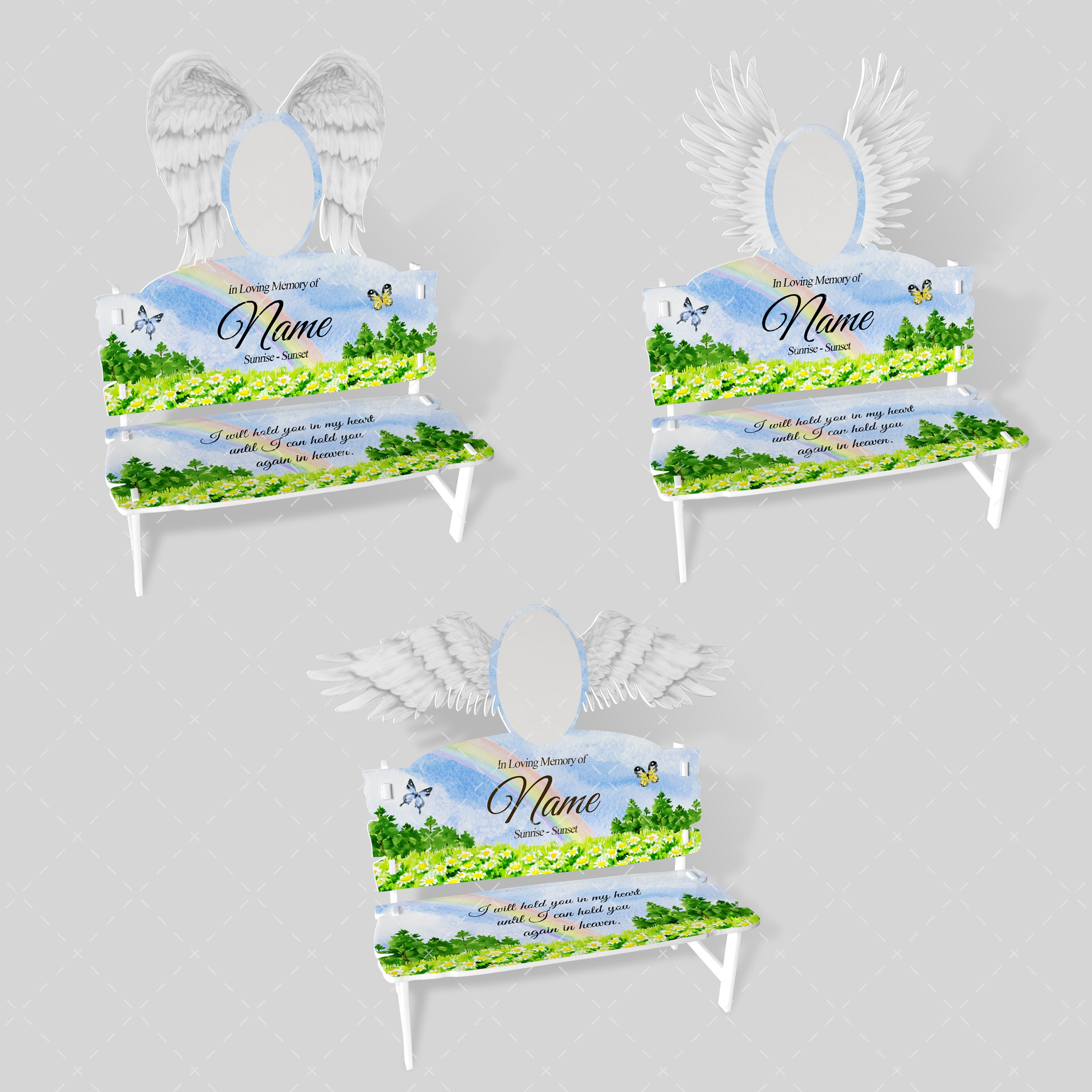Angel Wings Memorial Bench Bundle #3 - Payhip