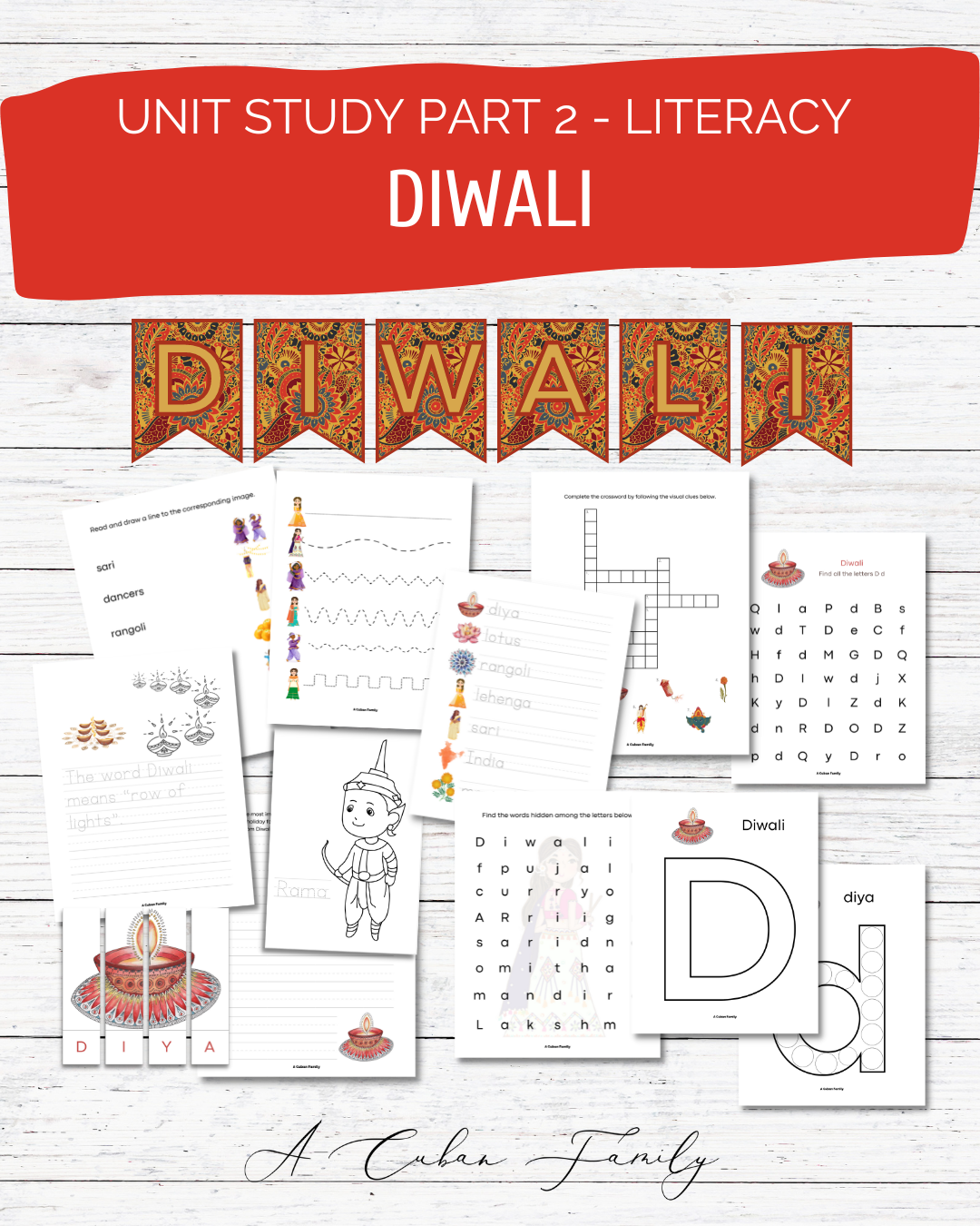 Diwali Unit Study - Part 2 - Language/Literacy - Payhip