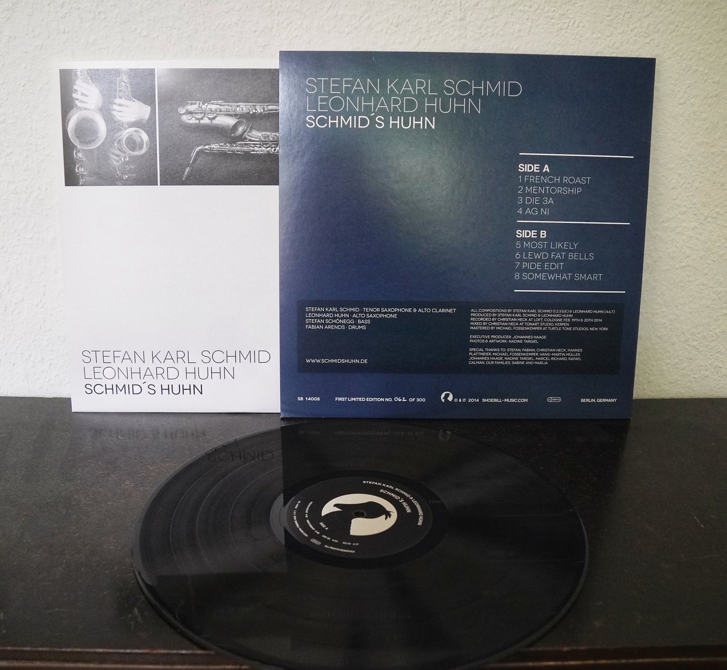 Stefan Karl Schmid & Leonhard Huhn // SCHMID's HUHN (LP Download) - Payhip