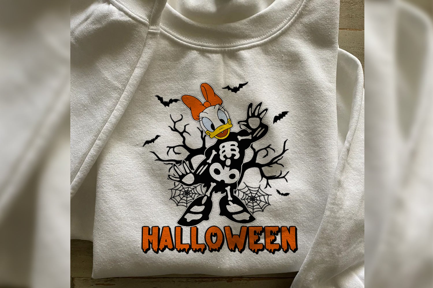 Skeleton Daisy Duck Costume Halloween Svg, Halloween Masquerade, Trick ...