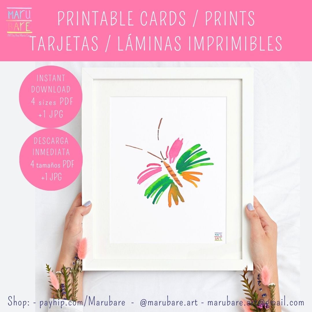 Original watercolor - "Snowman in the snow" - Payhip