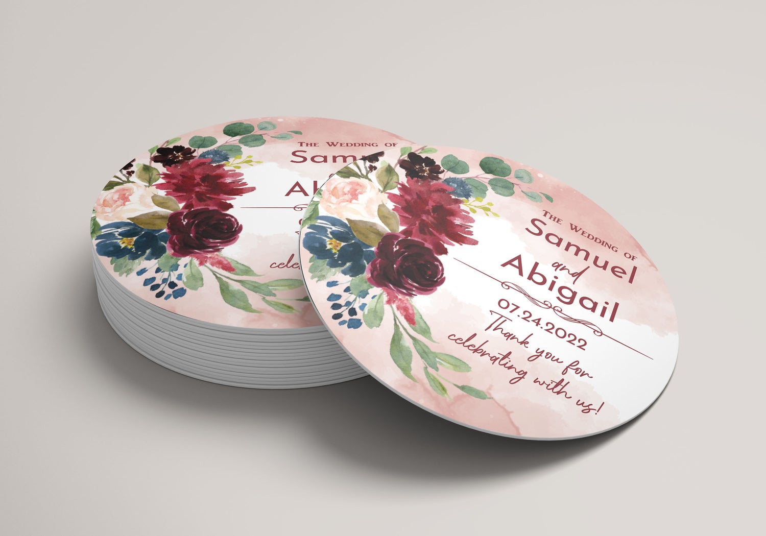 Ref Magnet Wedding Souvenirs - Boho Theme - Payhip