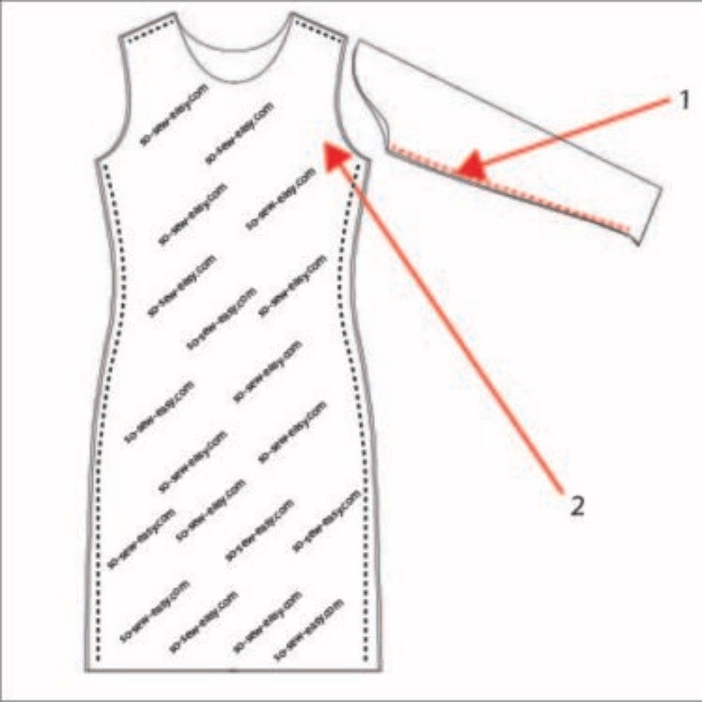 Turtleneck Dress Pattern - Effortless Elegance - Payhip