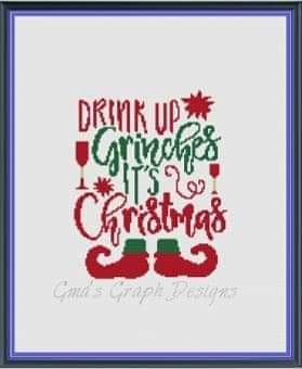Drink up Grinches it's Christmas throw 170 x 210 sc - Payhip