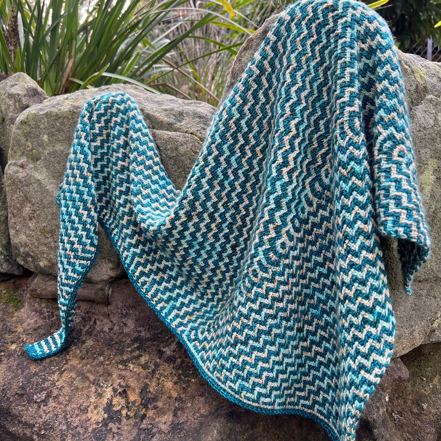 Jagged Little Mosaic Shawl - Payhip