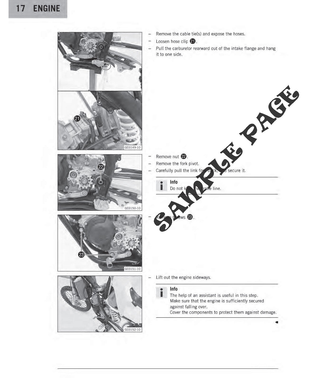 KTM 125 SX 150 SX 2018-2020 BIKE WORKSHOP SERVICE REPAIR MANUAL (PDF ...